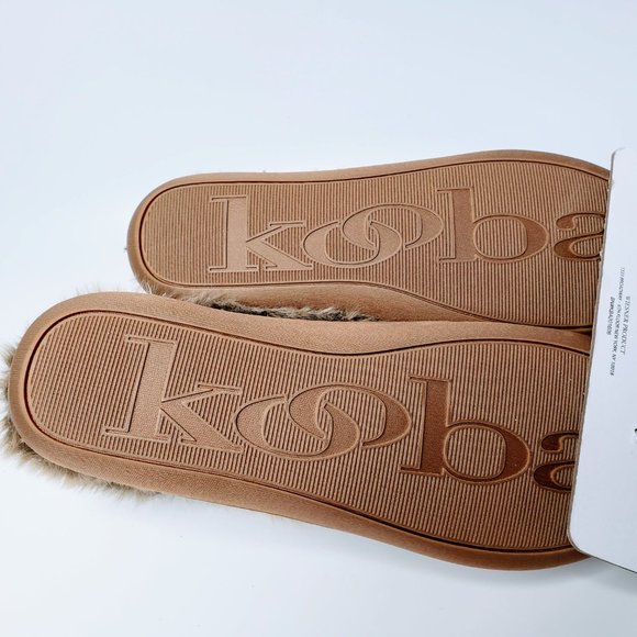 Kooba | Shoes | Kooba Faux Fur Ankle Stitch Front Slippers New | Poshmark